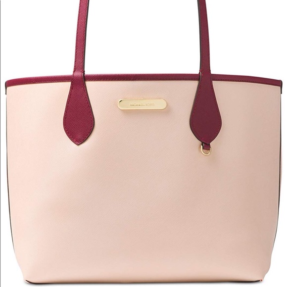 Michael Kors | Bags | Michael Kors Saige In Mulberry Md Reversible ...